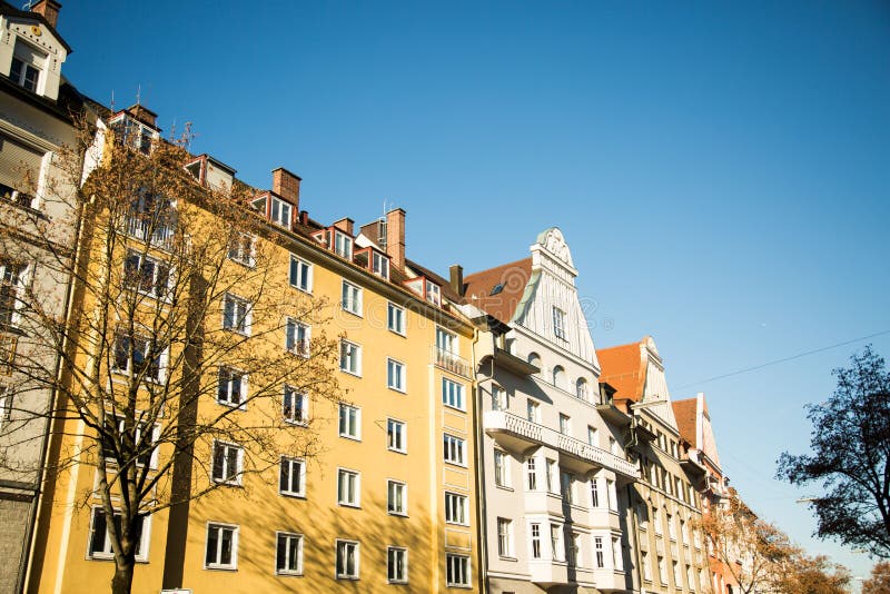 289 Old Yellow House Germany Munich Stock Photos - Free & Royalty-Free ...