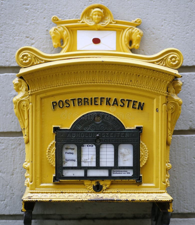 283 Yellow German Mailbox Stock Photos - Free & Royalty-Free Stock ...