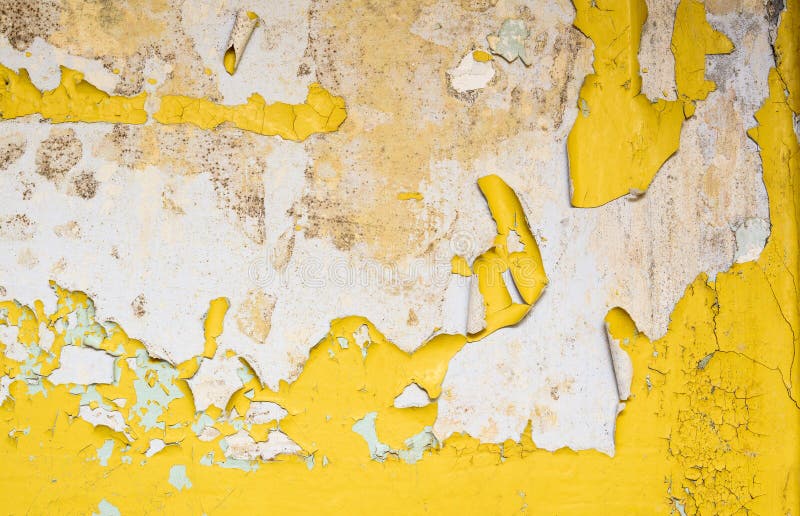 Old yellow painted wall stock photo. Image of abstract - 72608582