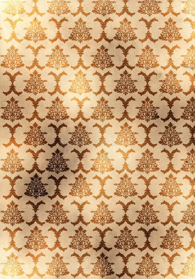 Old Yellow Paper Background with Scratches Stock Illustration ...