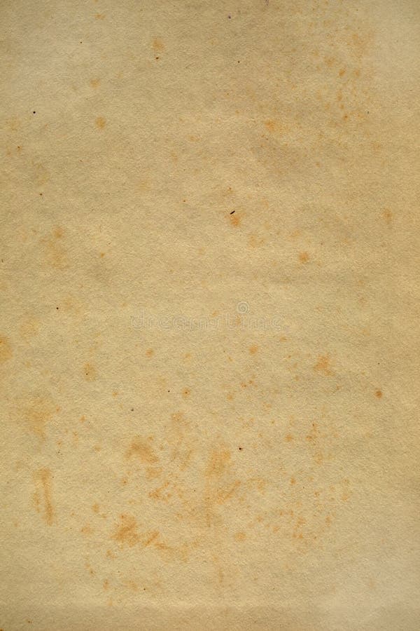 Old Yellow Paper Texture Paper from an Old Book. Stock Image - Image of ...