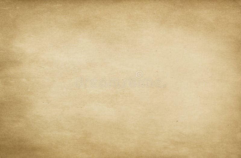 Old Yellowed Paper Texture. Stock Illustration - Illustration of empty ...
