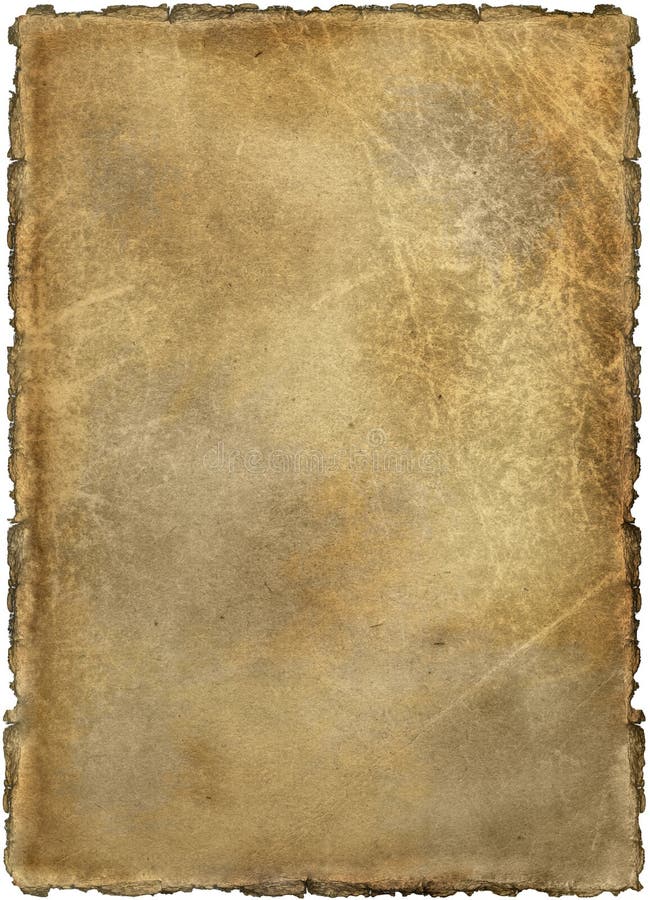 Old Yellowed And Stained Sheet Of Paper Stock Image - Image of grungy ...