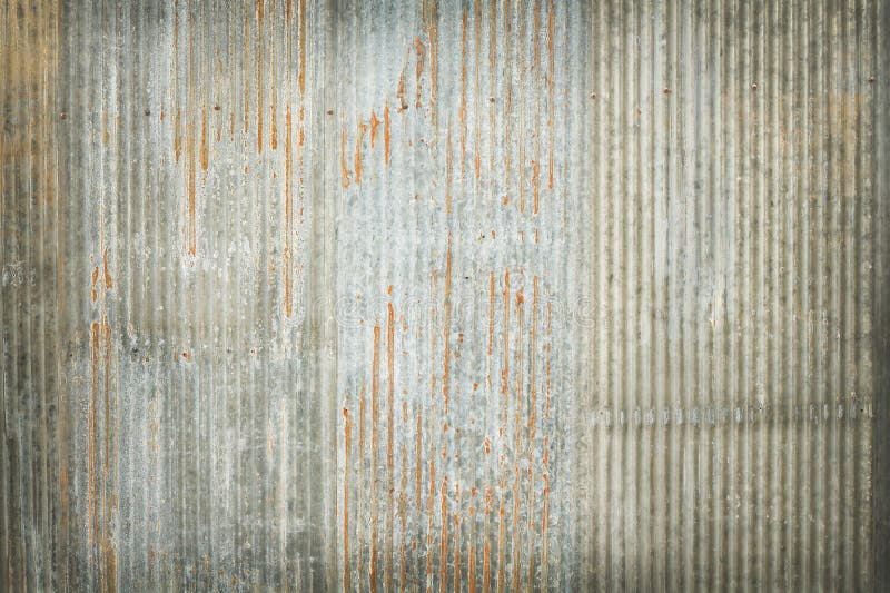 Old Zinc Texture Background, Rusty on Galvanized Metal Surface Stock ...