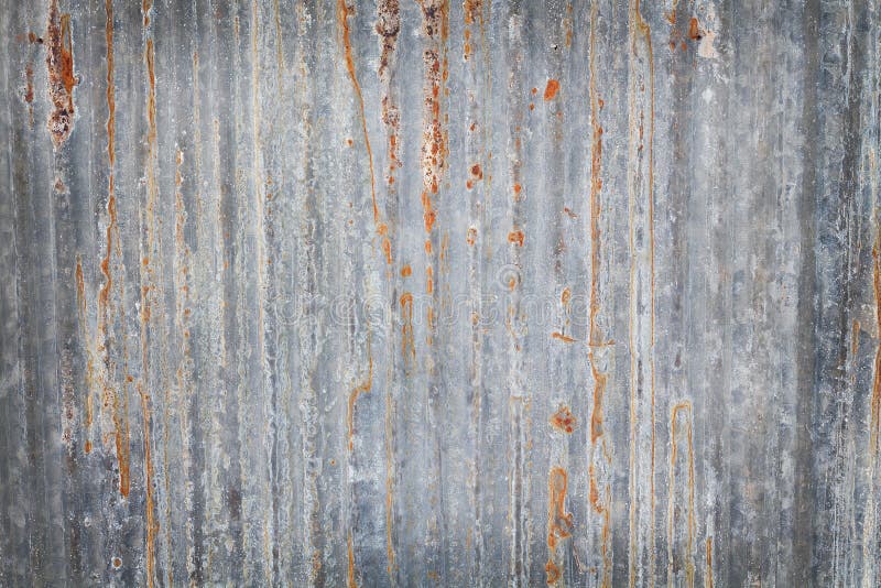 Old Zinc Texture Background, Rusty on Galvanized Metal Surface Stock ...