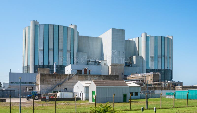 Oldbury Magnox Nuclear Power Station South Gloucestershire United Kingdom Editorial Stock