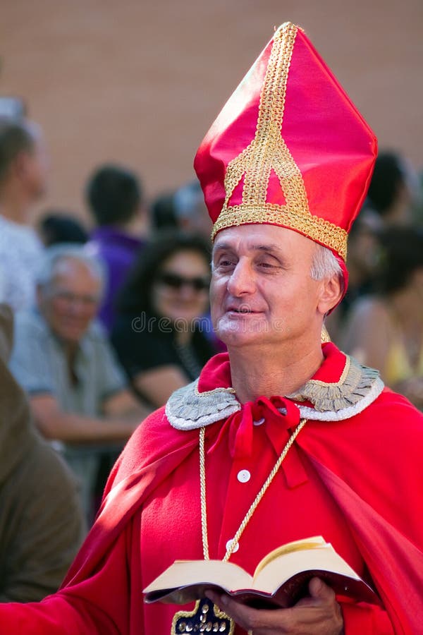 Older bishop editorial stock image. Image of umbria, challenge - 20841549