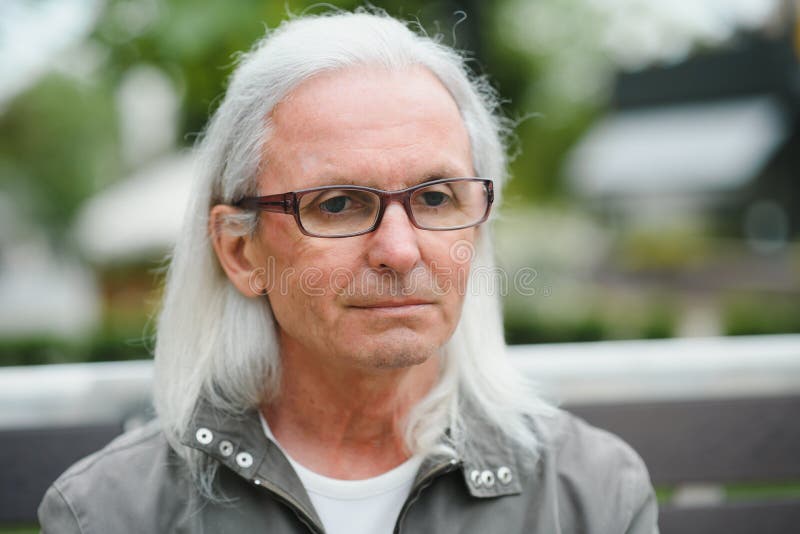 Older Man Have Good Time in the Park Stock Photo - Image of caucasian ...