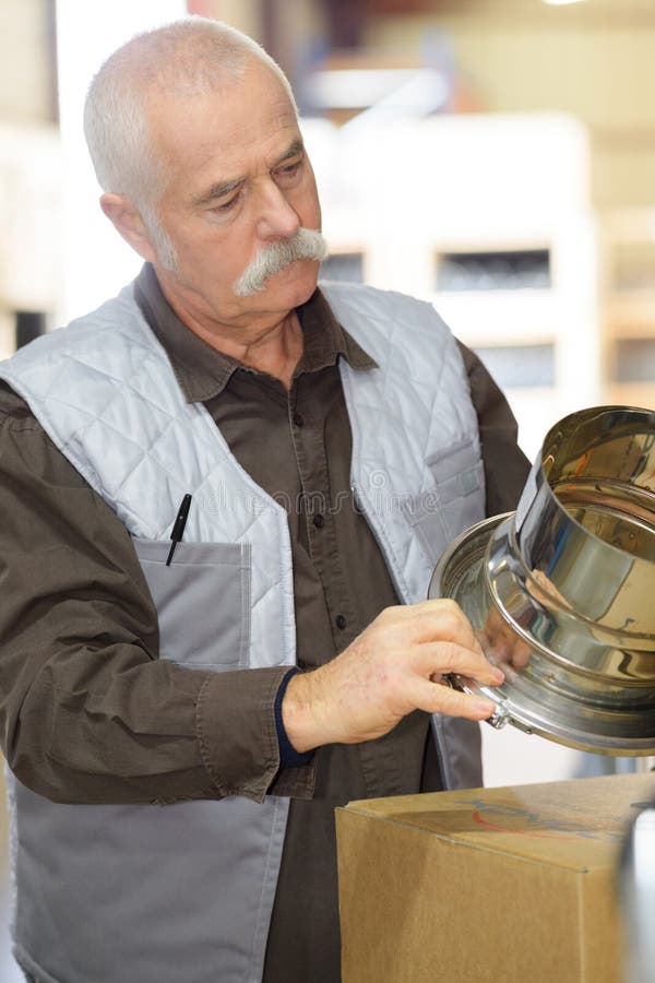 139 Older Man Working Factory Stock Photos - Free & Royalty-Free Stock ...