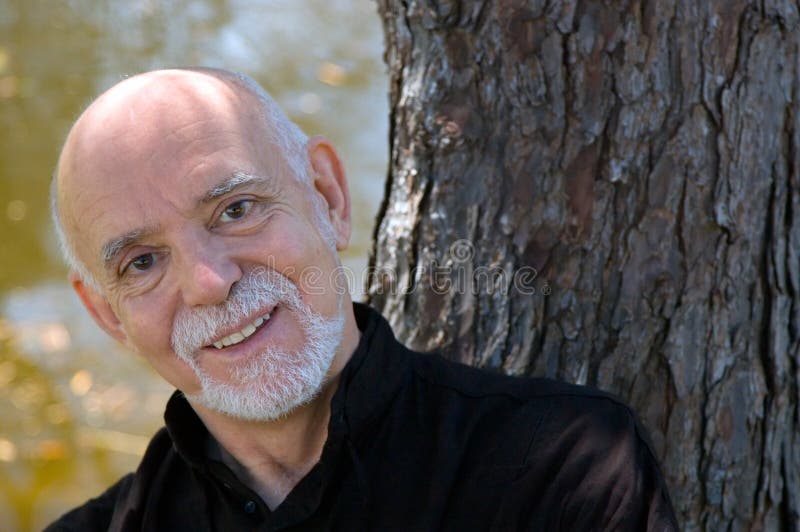 Older man smiling stock image. Image of leisure, educated - 2413797