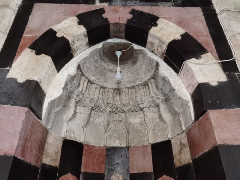 Oldest Mosque in Gaziantep Prayer Room the Imam Area Stock Photo ...