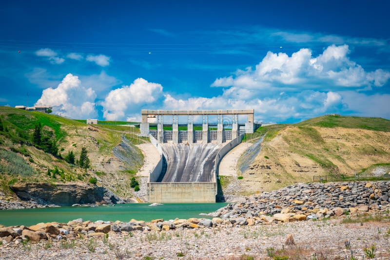 Oldman river Dam stock photo. Image of agriculture, area - 312940450
