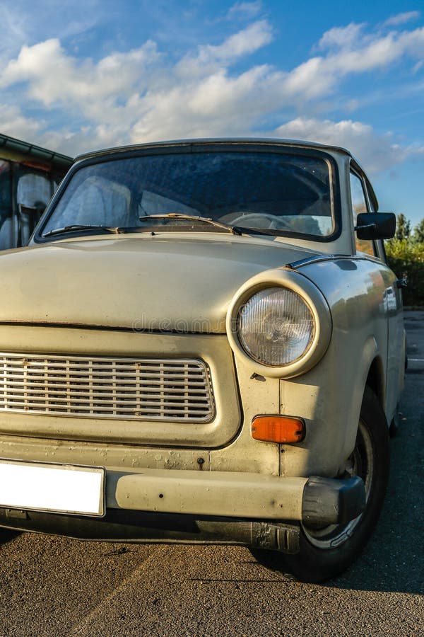 Oldtimer East Germany Trabant Image Stock Image - Image of antique ...