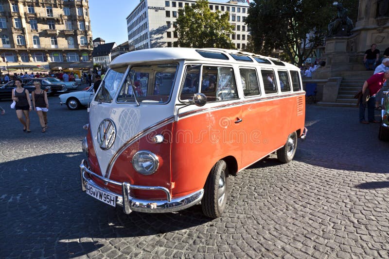 Oldtimer VW Bully at the OldtimerCity 2011 in Frankfurt am Main ...