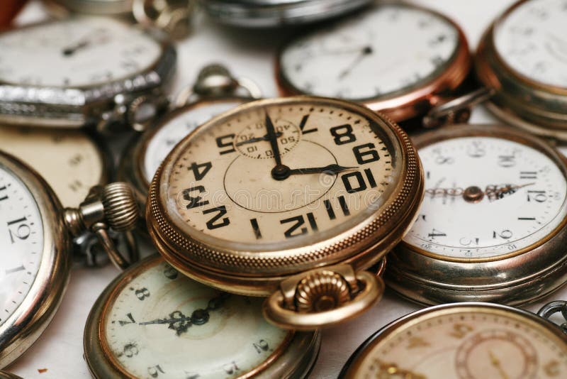 Old Watches stock image. Image of numbers, countdown, meeting - 568789