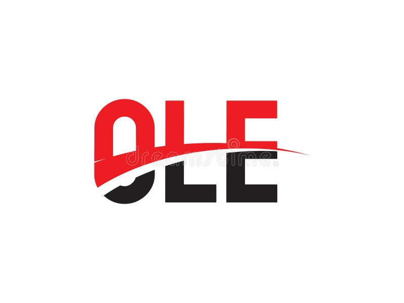 OLE Letter Initial Logo Design Vector Illustration Stock Vector ...