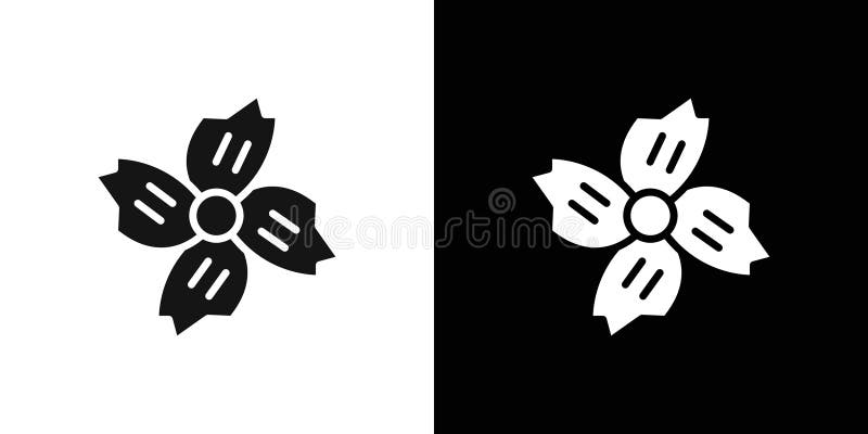 Oleander Icon Flat Fill Set Collection Stock Vector - Illustration of ...