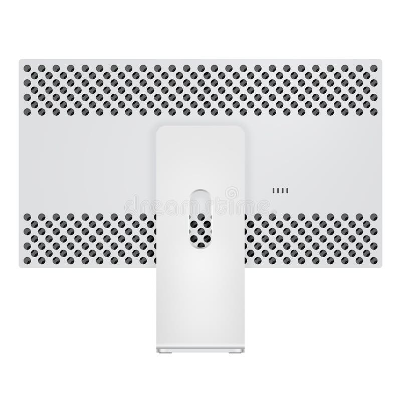 Oled Technology Led Display Isolated on White Stock Illustration ...