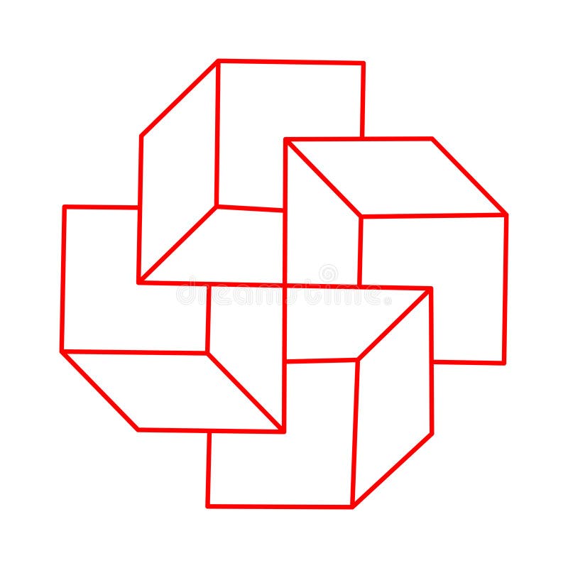 Four Dimensional Shapes Stock Illustrations – 336 Four Dimensional ...