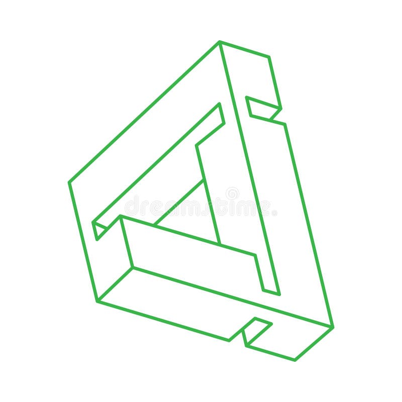 Impossible Shapes, Optical Illusion, Vector. Optical Art Object ...