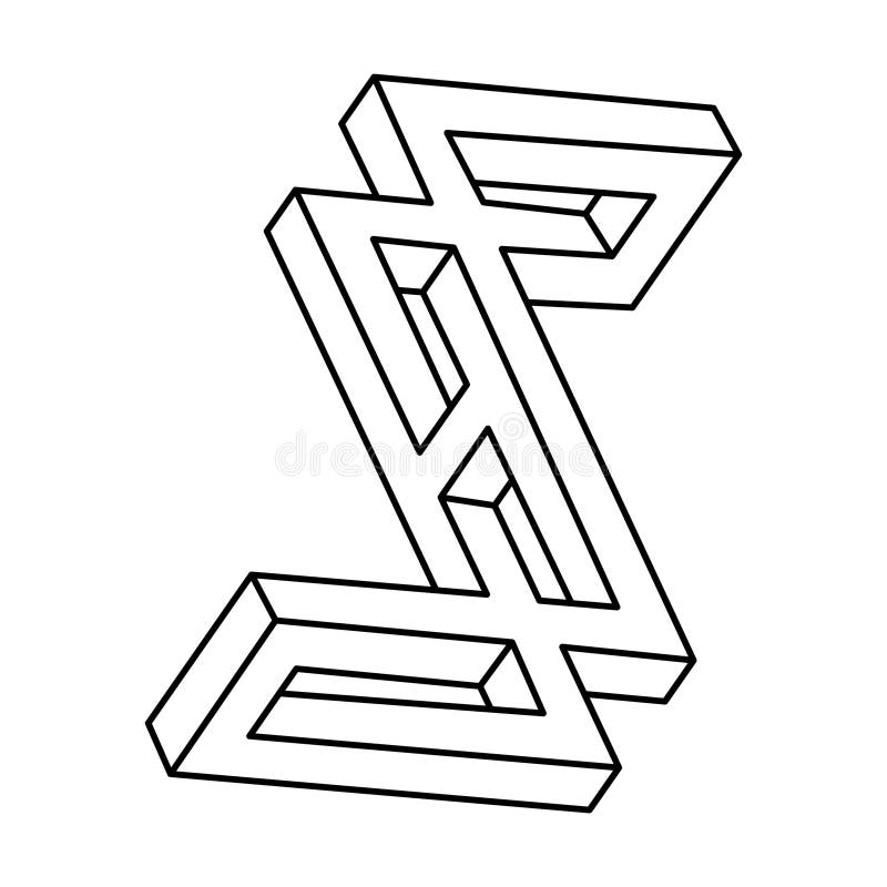 Impossible Geometry Architecture Stock Illustrations – 206 Impossible ...