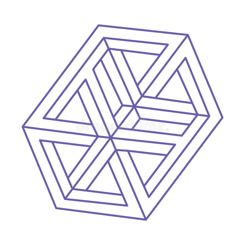 Impossible Shapes. Sacred Geometry. Logo. Optical Illusion. Impossible ...