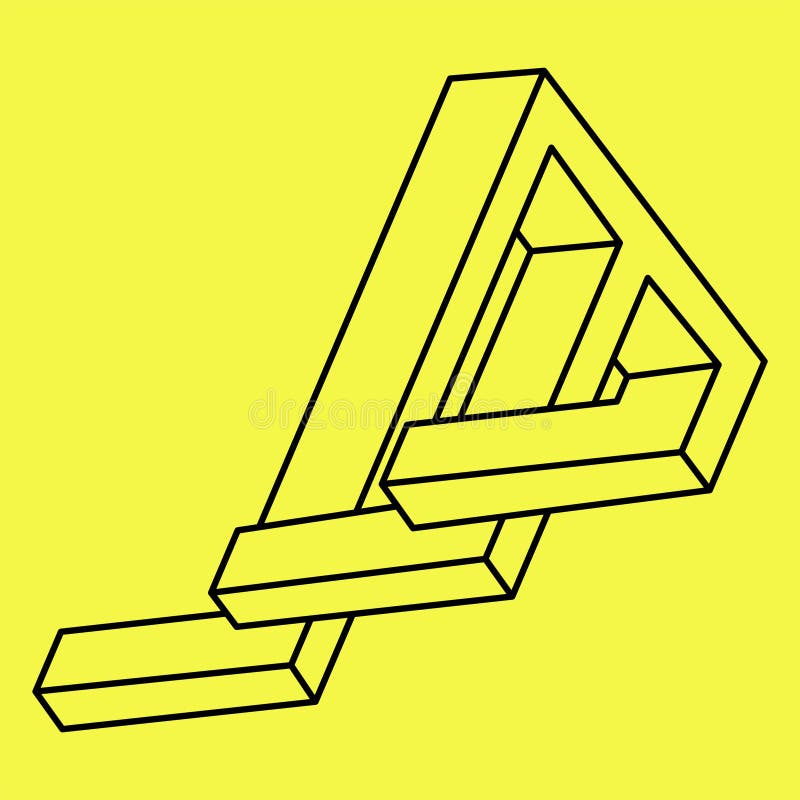 Geometric Shape Optical Illusion. Illusion Geometrical Symbol ...