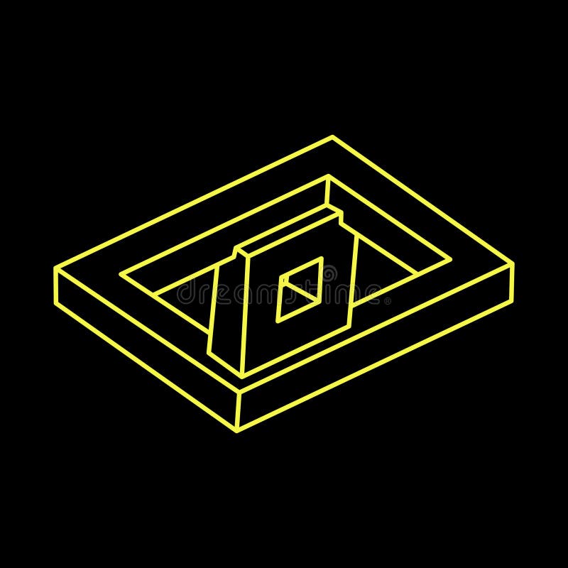 Impossible Optical Illusion Shapes. Optical Art Objects. Impossible ...