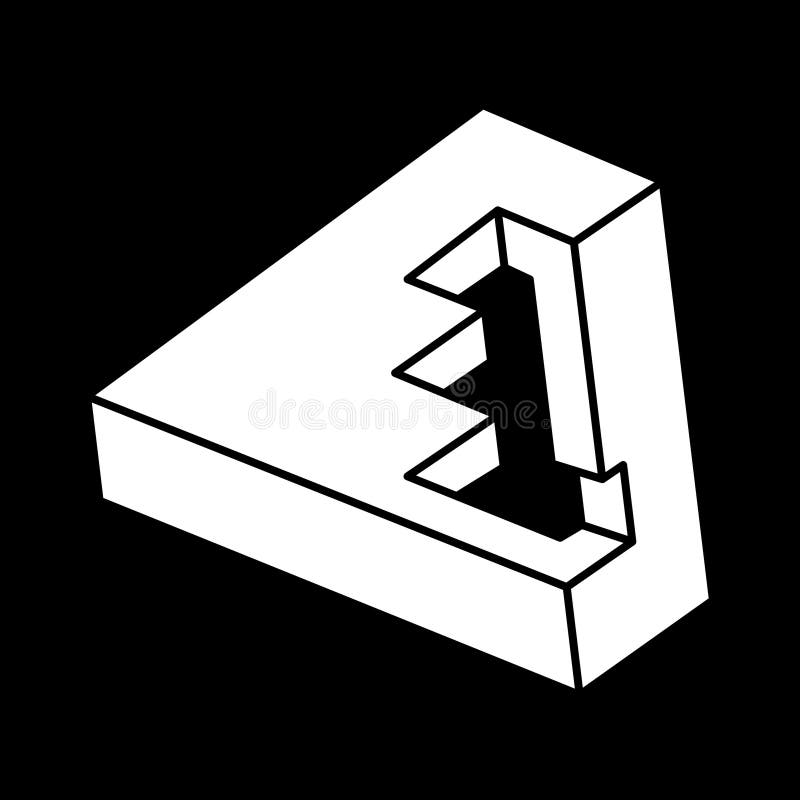 Optical Illusion Shapes. Optical Art Object. Impossible Figures ...