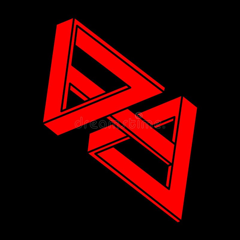 Illusion Shapes. 3d Geometry. Optical Illusion Figure. Sacred Geometry ...