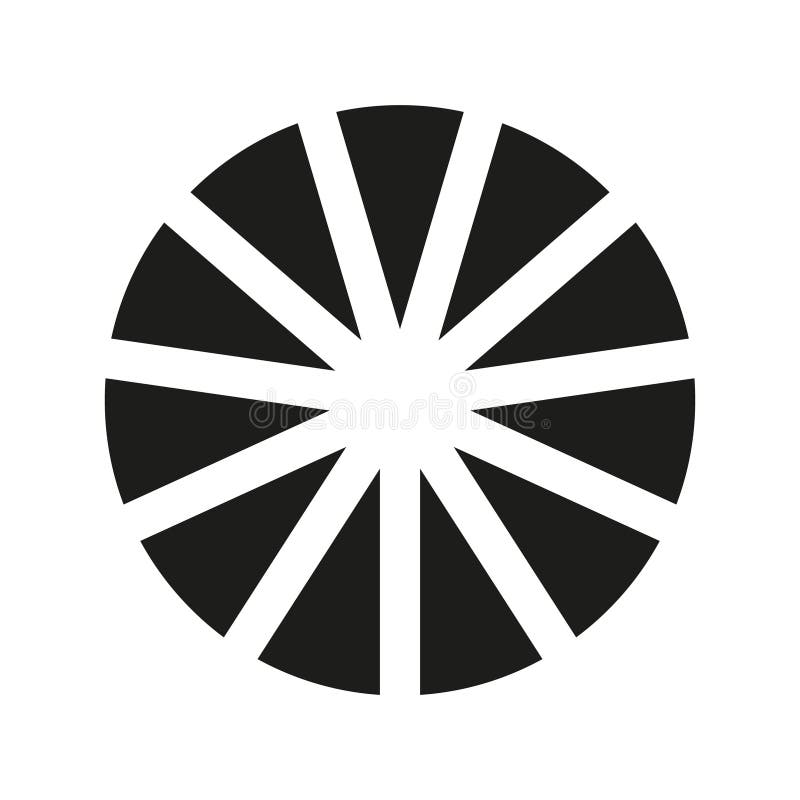 Circle Division on 11 Equal Parts. Coaching Blank. Wheel Divided ...