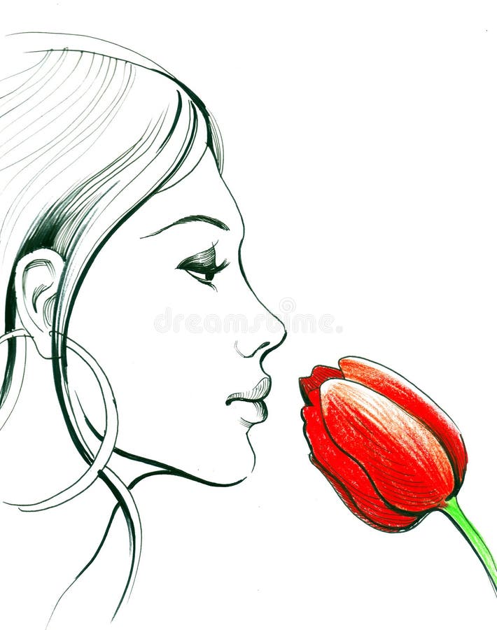 Oliendo Ilustraciones Stock, Vectores, Y Clipart – (275 Ilustraciones ...