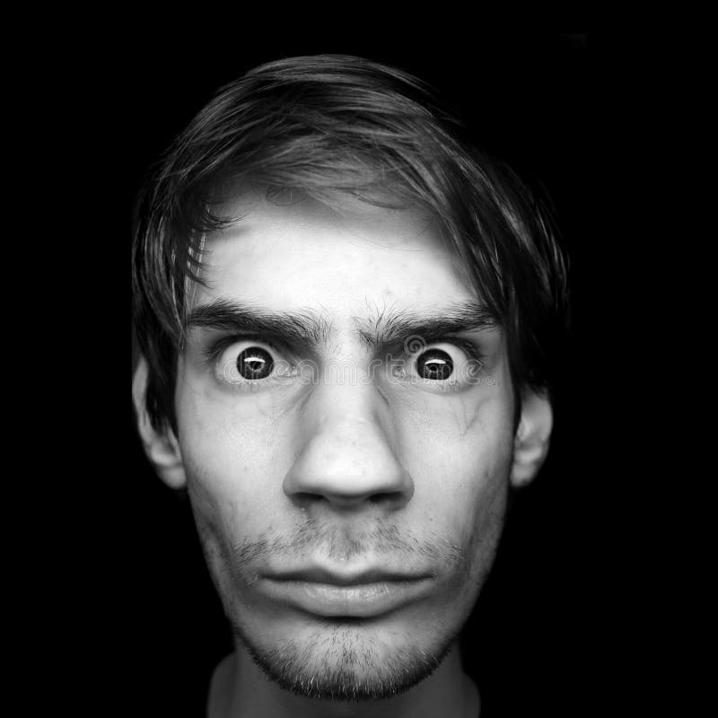 Olhar fixo masculino preto foto de stock. Imagem de homens - 9970906