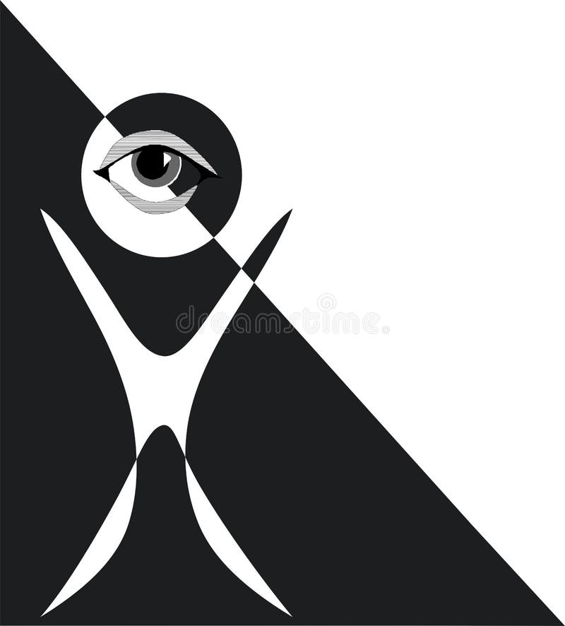 Olho roxo ilustração do vetor. Ilustração de olhares, creativo - 4374209