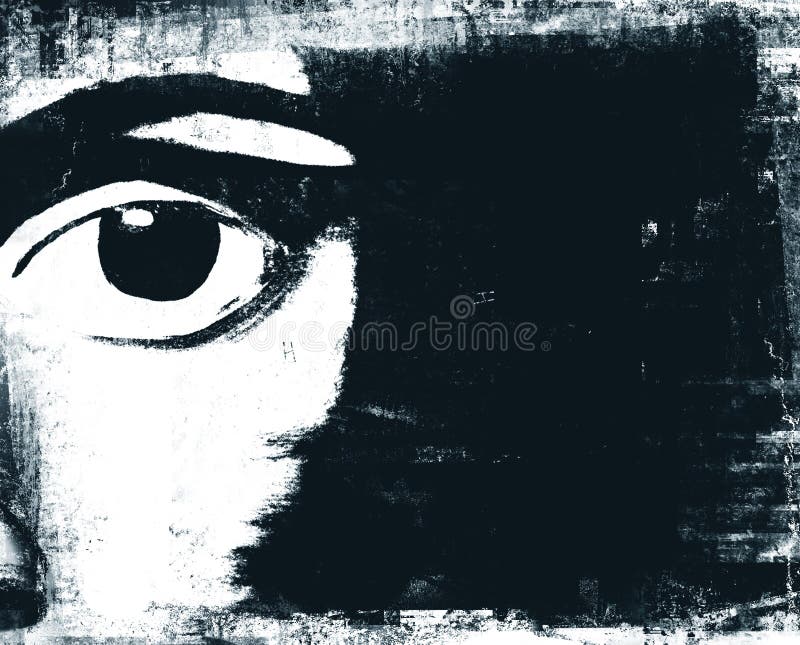 Olho roxo ilustração stock. Ilustração de olho, pessoa - 9442528