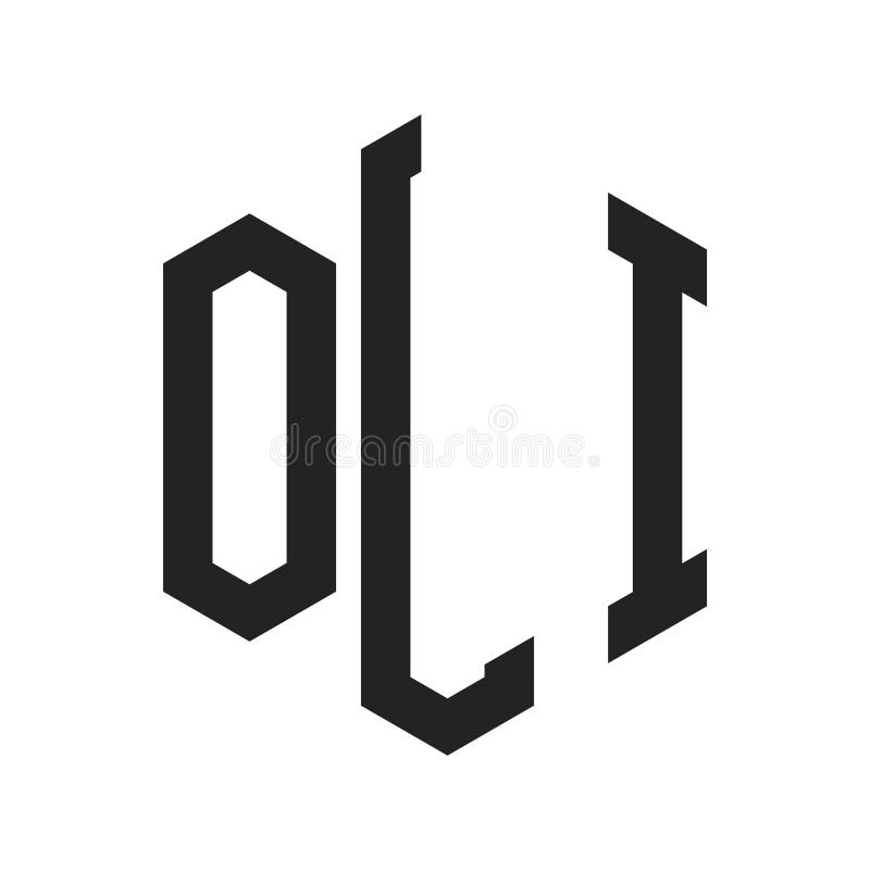 OLI Logo Design. Initial Letter OLI Monogram Logo Using Hexagon Shape ...