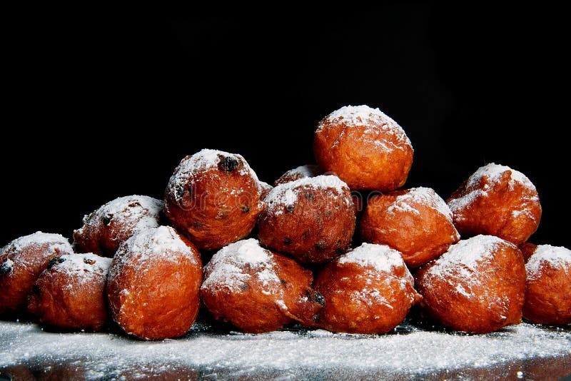 Oliebollen stock image. Image of holidays, oliebol, sugar - 21827105