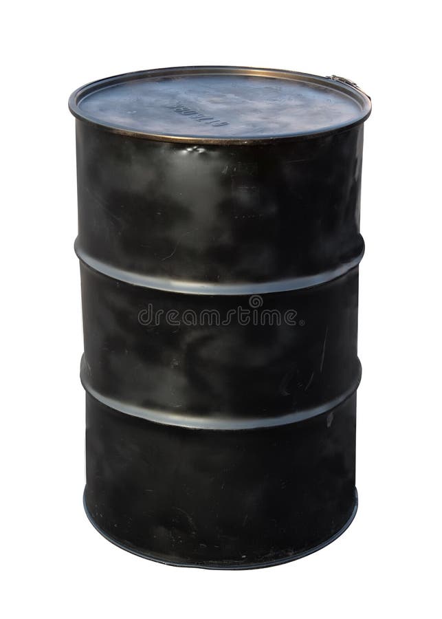 Olievat stock afbeelding. Image of roestig, energie, verontreiniging ...