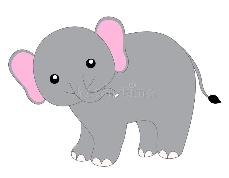 De Vectorillustratie Van Disney Van Dumbo Die Op Witte Achtergrond ...