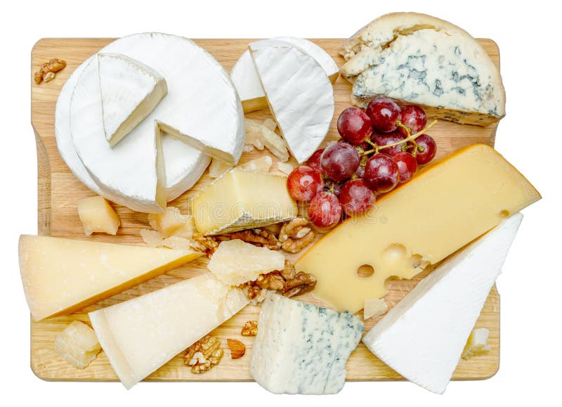 Olika Typer Av Ost - Parmesan, Brie, Roquefort, Cheddar Arkivfoto ...