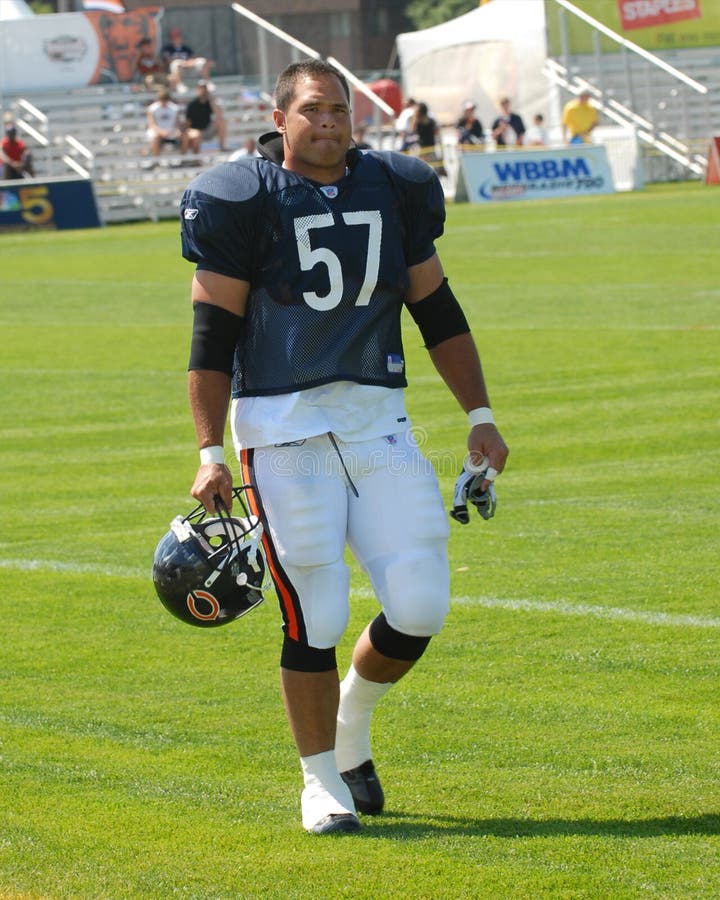 Olin Kreutz, Chicago Bears, NF Editorial Photo - Image of seven ...