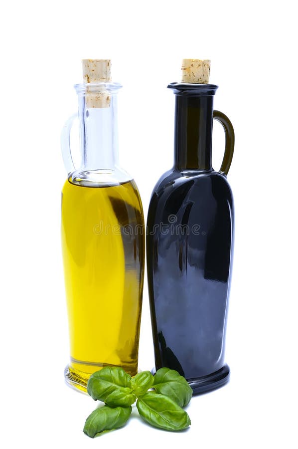 Olio ed aceto di oliva immagine stock. Immagine di sfondo - 96781393