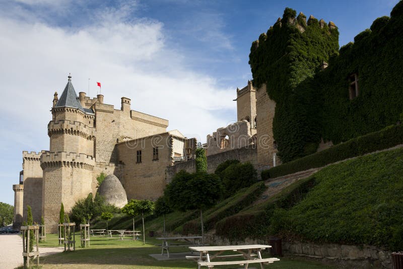 Medieval Village of Olite, Spain Stock Photo - Image of medieval ...