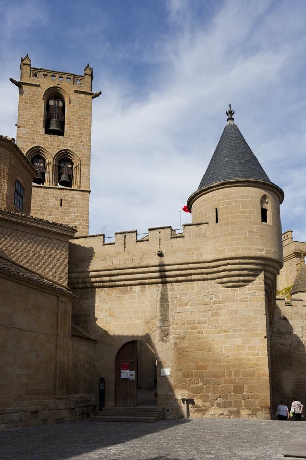 Olite castle stock photo. Image of europe, castle, sunny - 25408902