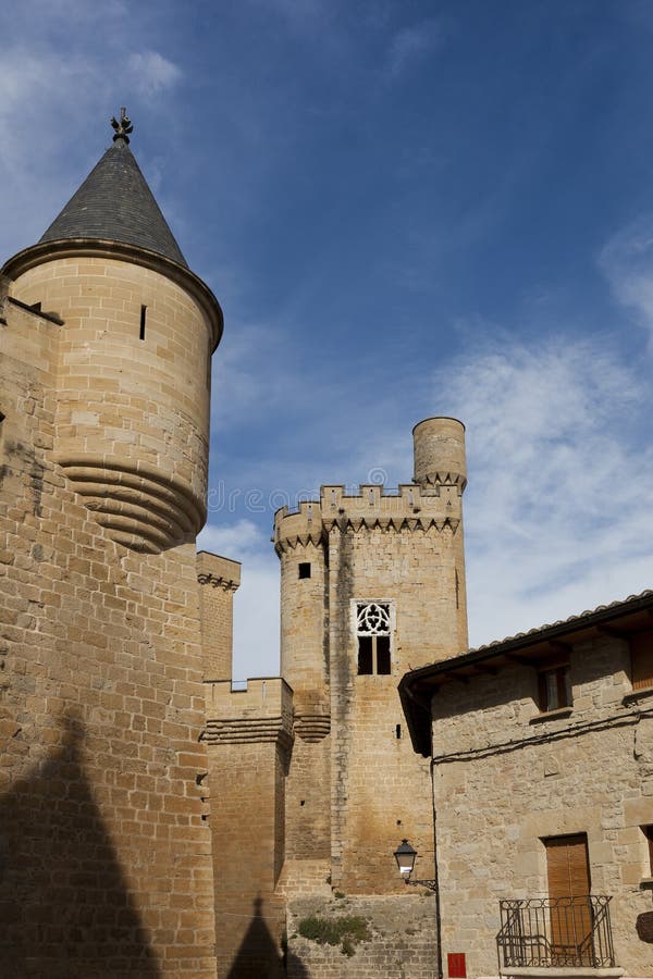 Medieval Village of Olite, Spain Stock Photo - Image of medieval ...
