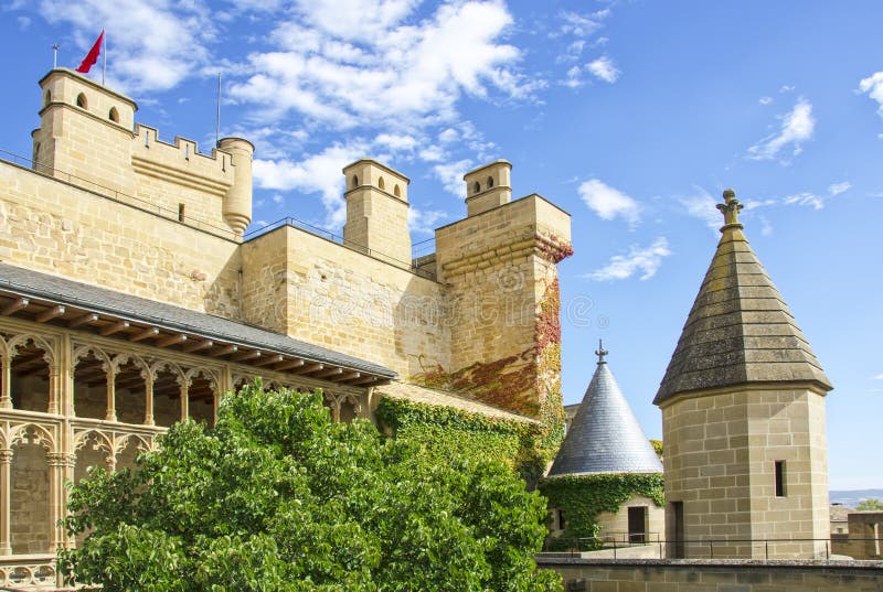 Olite Castle, Navarre stock photo. Image of hotel, historic - 31508600