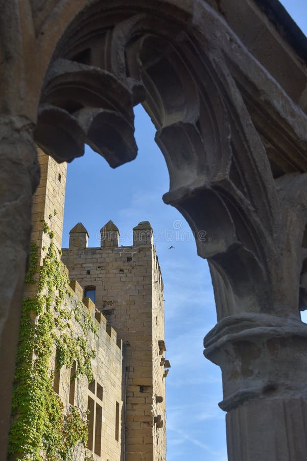 Olite, Spain - Aug 31, 2022: Palace of the Kings of Navarre of Olite ...