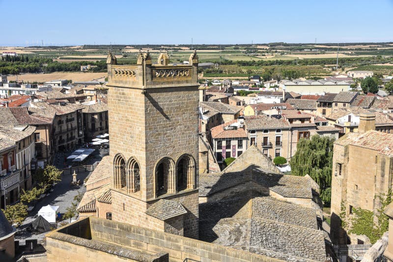 Olite, Spain - Aug 31, 2022: Palace of the Kings of Navarre of Olite ...
