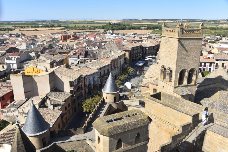 Olite, Spain - Aug 31, 2022: Palace of the Kings of Navarre of Olite ...