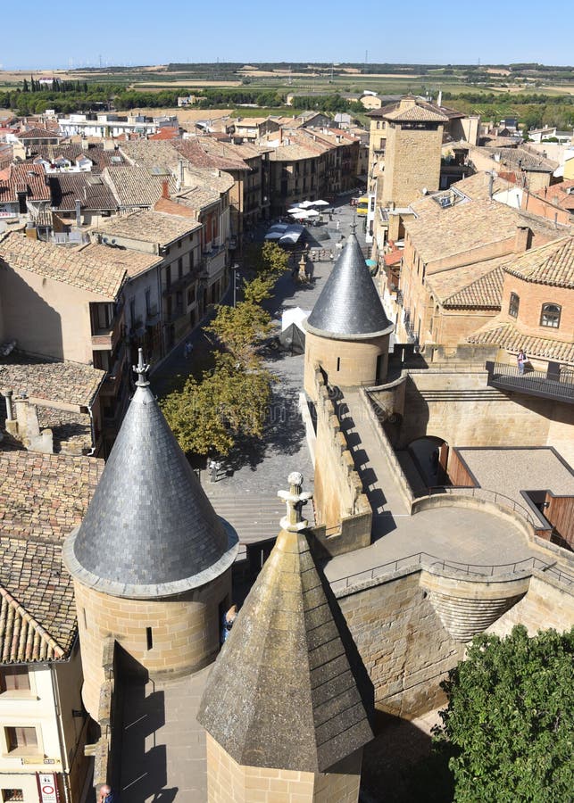 Olite, Spain - Aug 31, 2022: Palace of the Kings of Navarre of Olite ...
